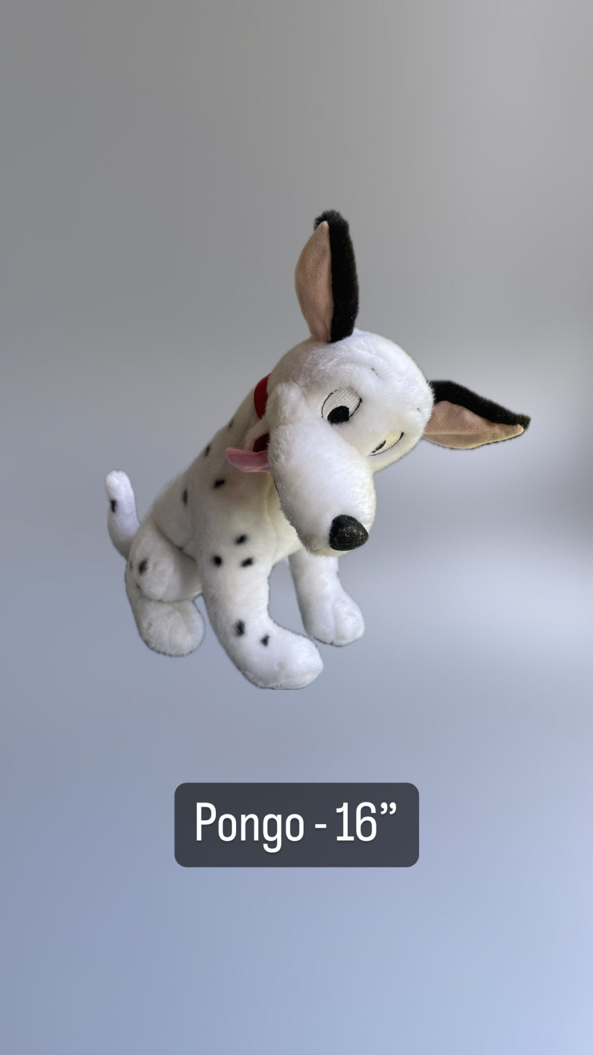 101 Dalmatians Pongo Plush Disney Parks Dalmatians Pongo Big Feet