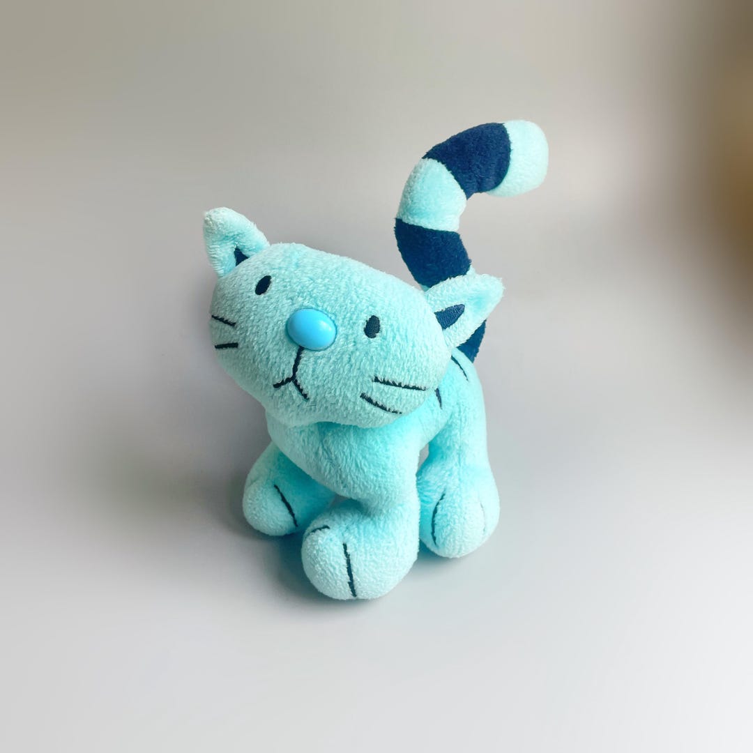 Pilchard Bob the Builder Plush, Vintage Plush Pilchard the Cat Bob the ...