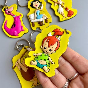 The Flintstones Keychains, CHOOSE YOUR OWN, Vintage 90's Flintstones ...