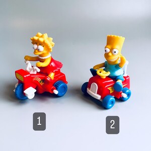 1990's Simpsons Figures, CHOOSE YOUR OWN, Simpsons Wind up Arco Toys ...