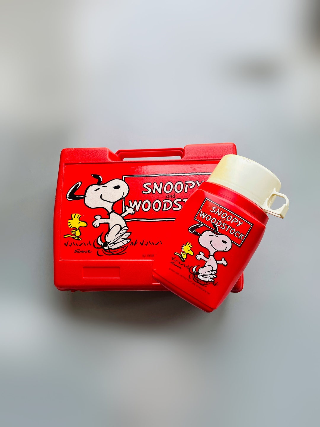 Vintage Snoopy and Woodstock Roughneck Lunch Box, Vintage Lunch Box and ...