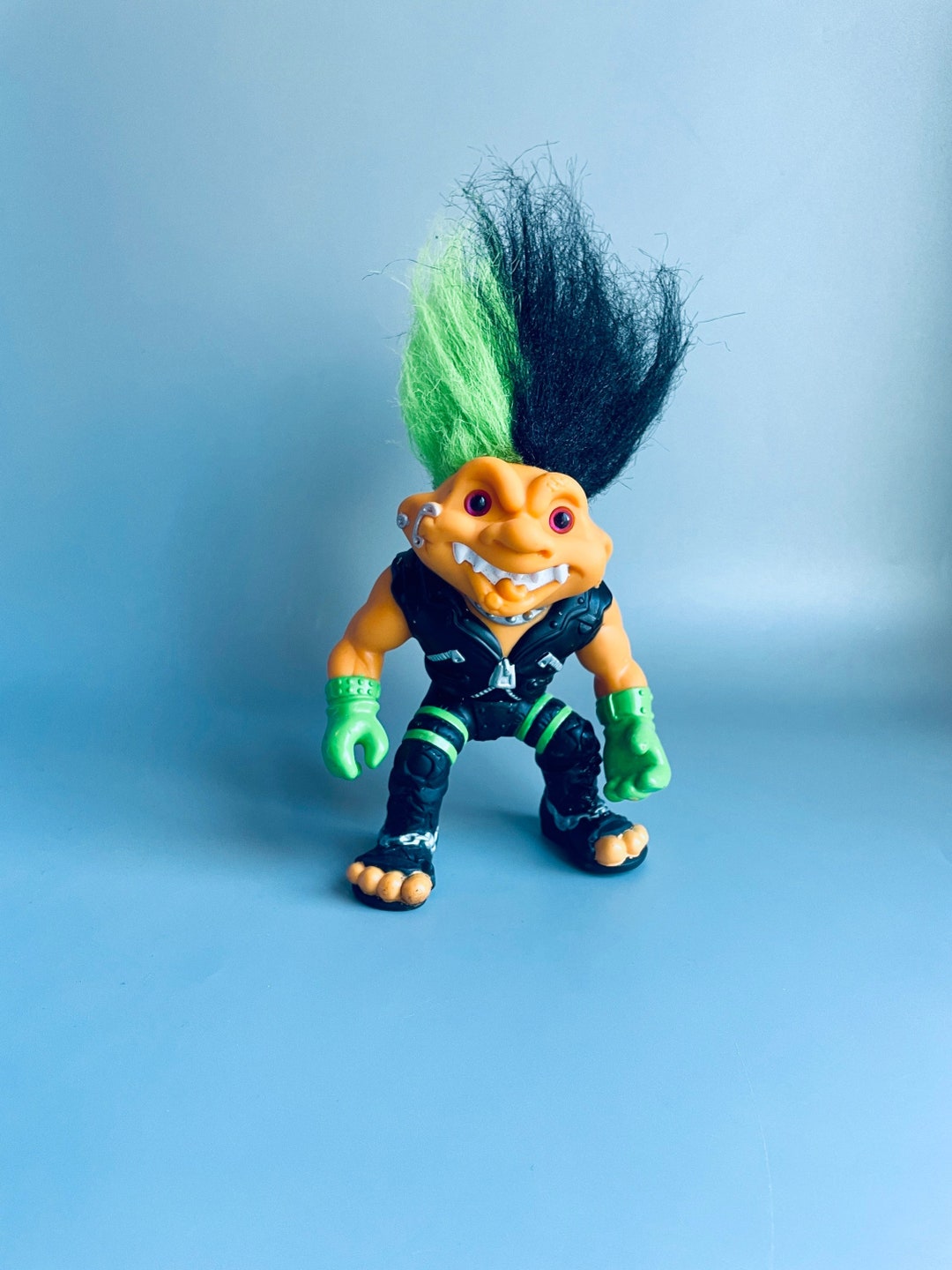 Battle Troll Punk Troll 90s Angry Troll Toy Vintage Battle - Etsy