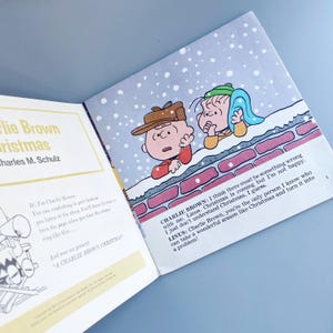 Charlie Brown Christmas 1977 Read-along Book #401 & Vinyl 45 Rpm ...