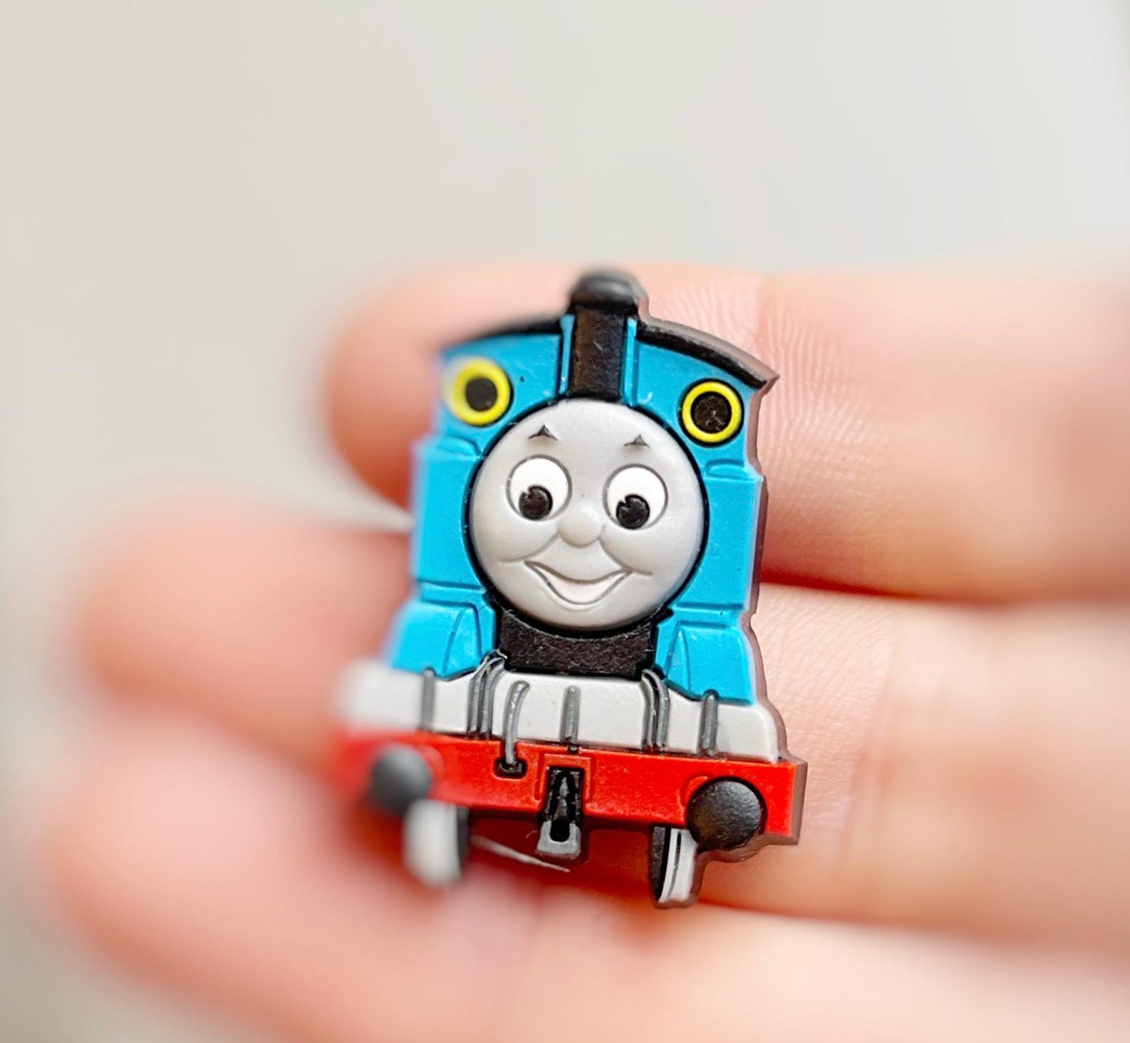 Thomas the Tank Engine Rubber Pin Badge, 2000's Vintage Thomas Train ...