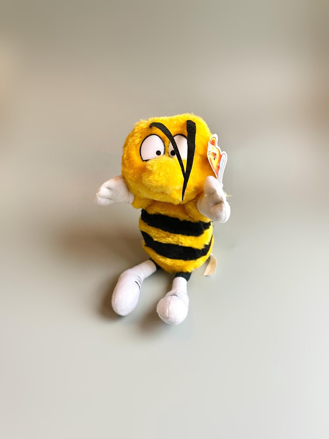 PMS Patamates Bee Plush, 90's 80's Bumble Bee, Vintage Yellow Black ...