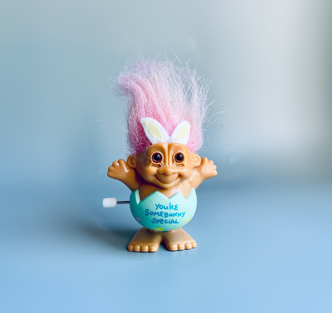 Russ Wind up Mechanical Troll, You're Somebunny Special Easter Troll ...