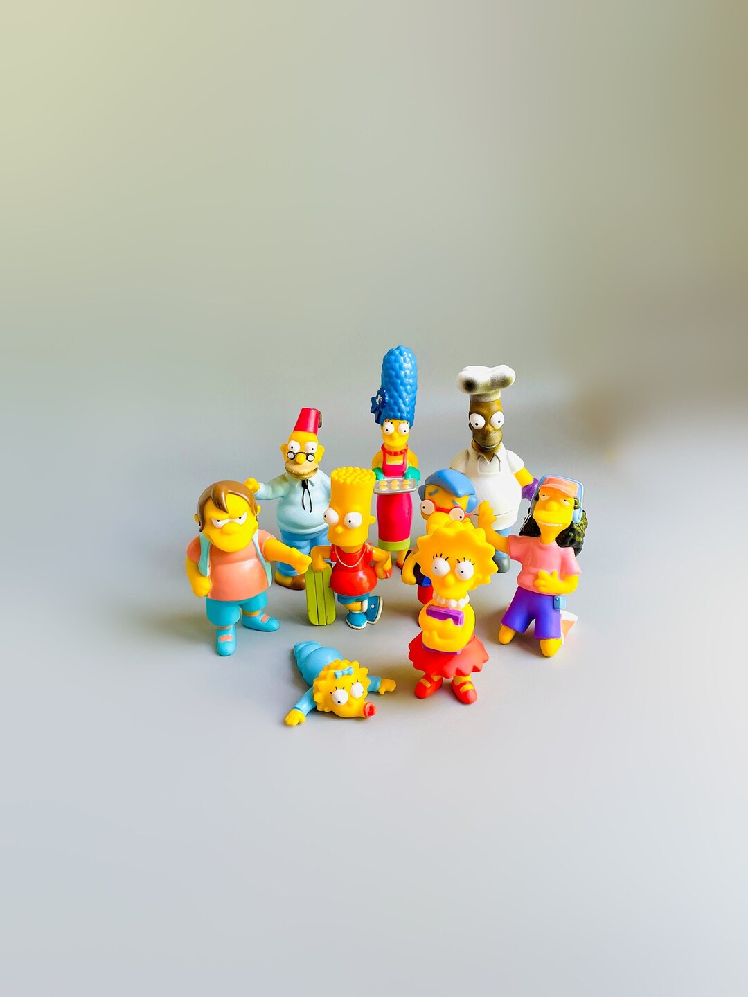 2001 Simpsons Burger King Figures, CHOOSE YOUR OWN, Simpsons Plastic ...