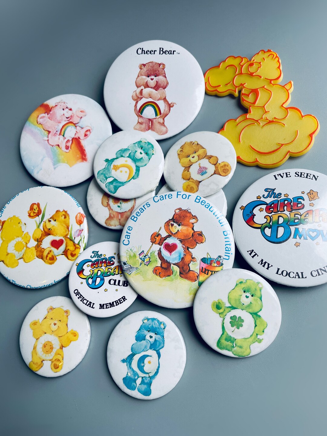 Vintage Care Bear Button Badges CHOOSE YOUR OWN True - Etsy