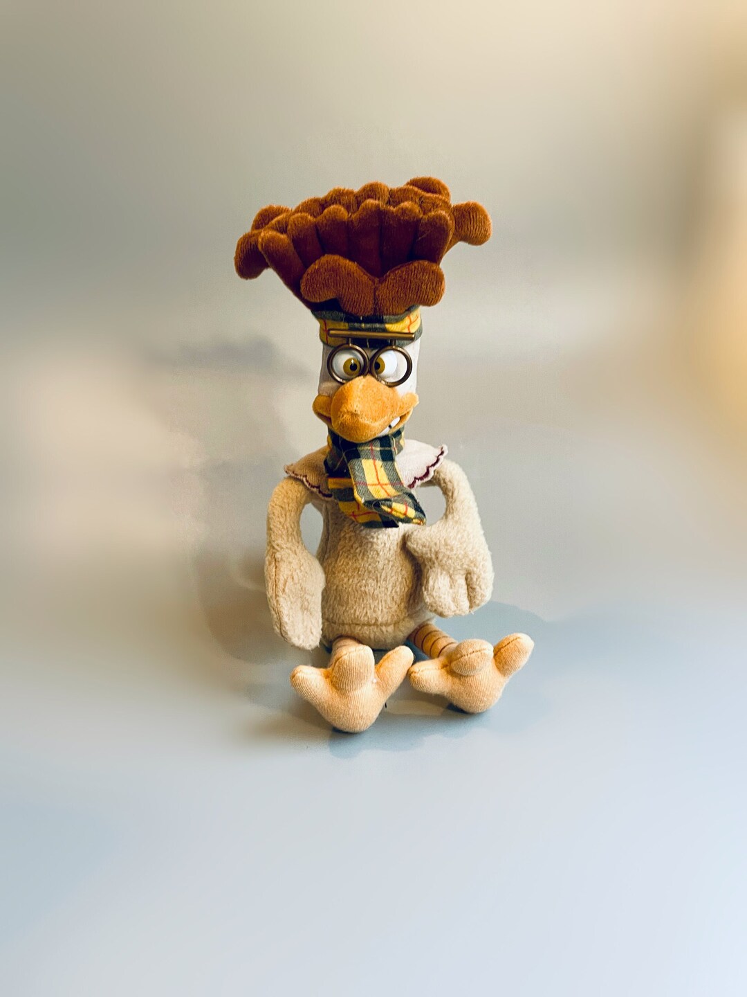 Chicken Run Plush Mac Brains Chicken Run Beanie Plush 1999 - Etsy