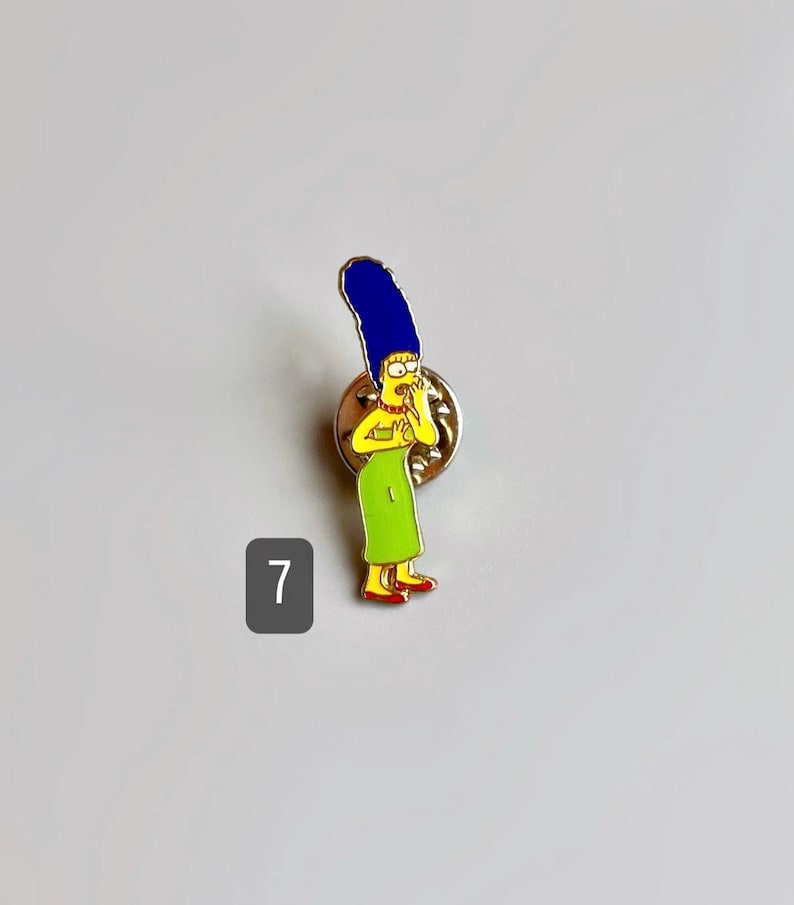 90's Marge Simpson Enamel Pin Badges, CHOOSE YOUR OWN, Vintage Original ...