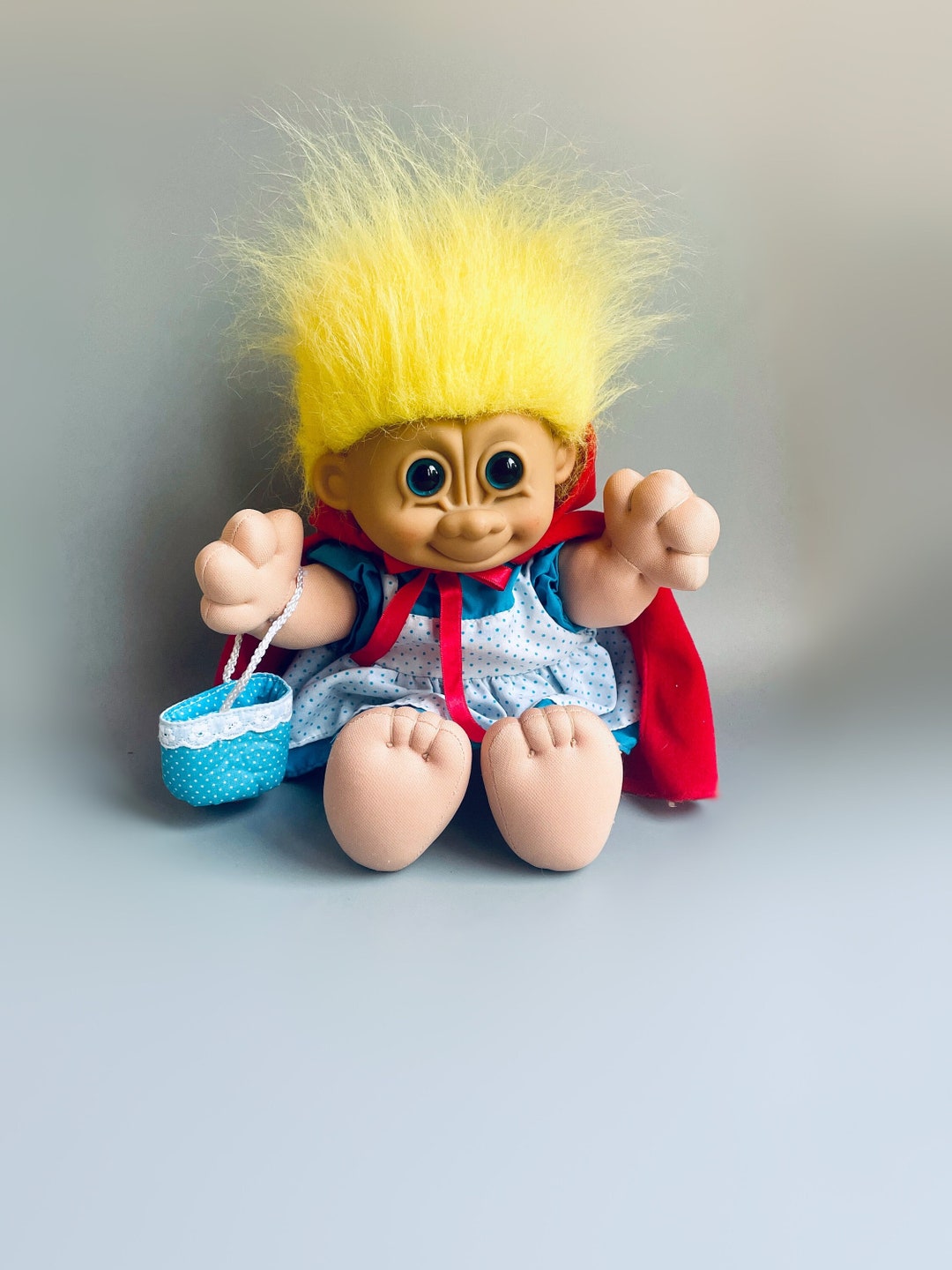 Russ Troll Kidz Little Red Riding Hood, Large Troll Doll, Soft Body ...