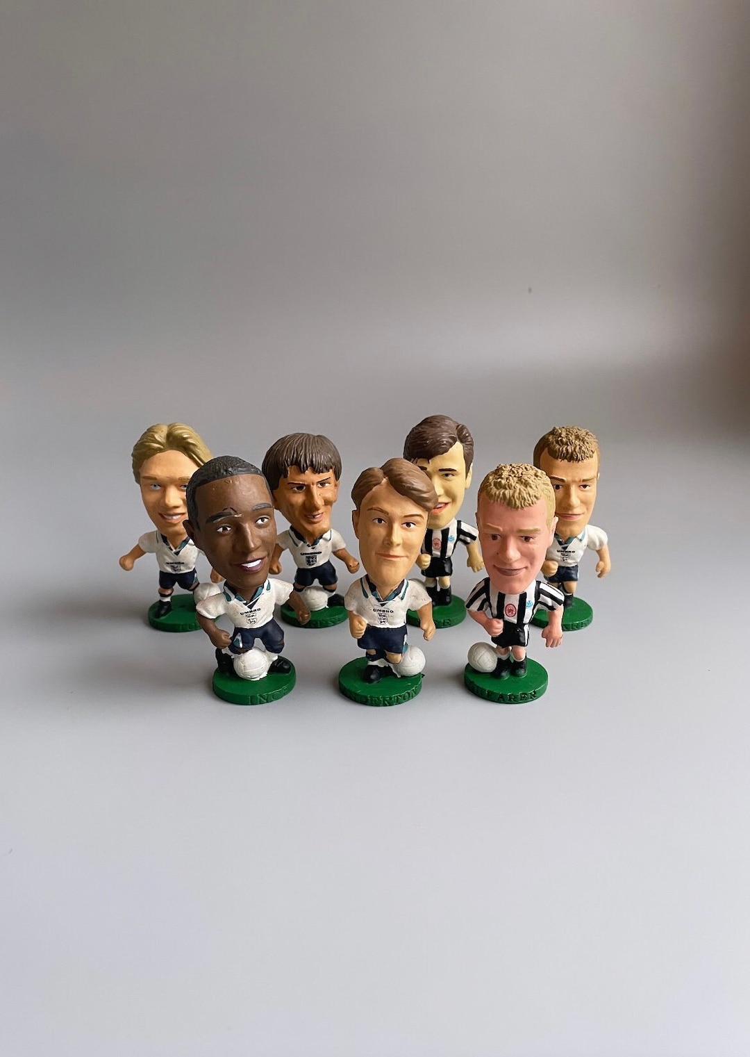 Corinthian Football Figures Big Head 90 s Football Player Figures England Squad CHOOSE YOUR OWN 90 s Football Figures Etsy