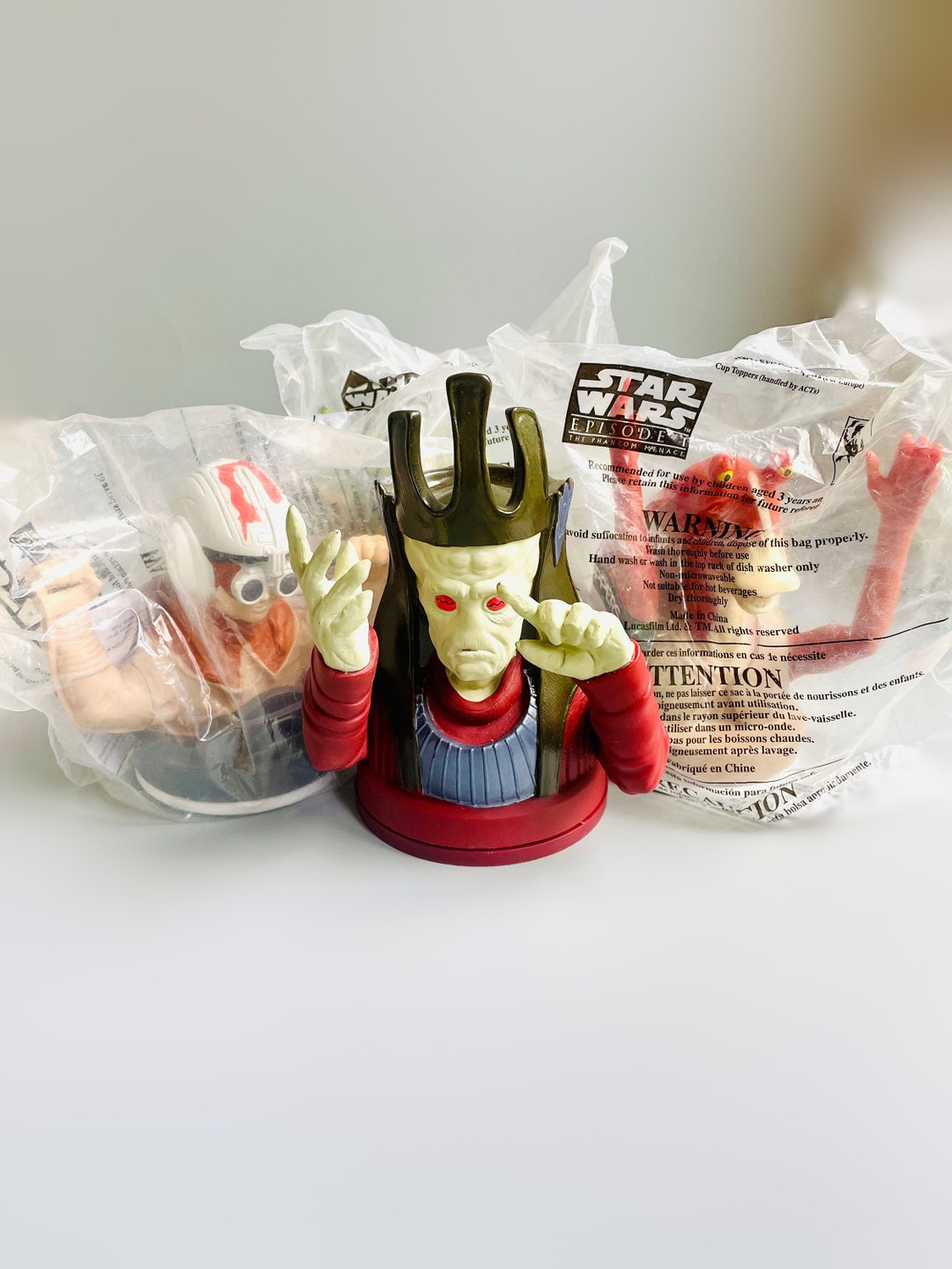 Star Wars Episode 1 Kfc Cup Toppers, CHOOSE YOUR OWN, 1999 Phantom ...