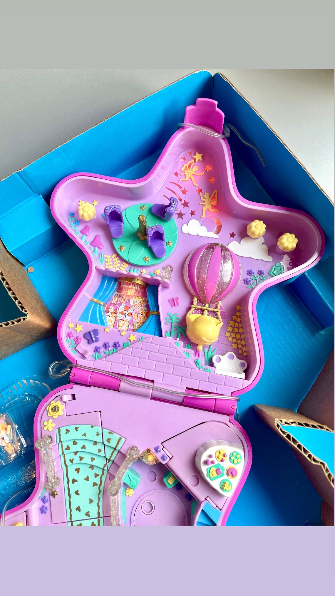 Polly Pocket Fairylight Ball Wonderland BOXED Complete, Light up Polly ...