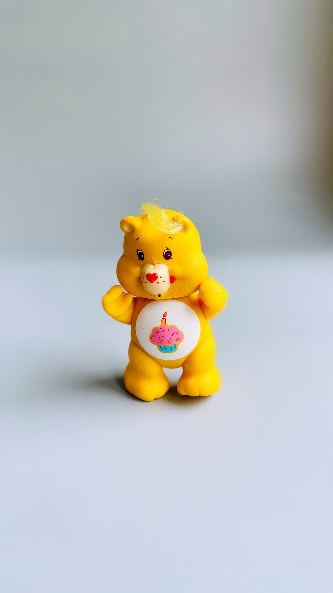 Birthday Bear Care Bear, 1980's Original Care Bear Action Figure ...