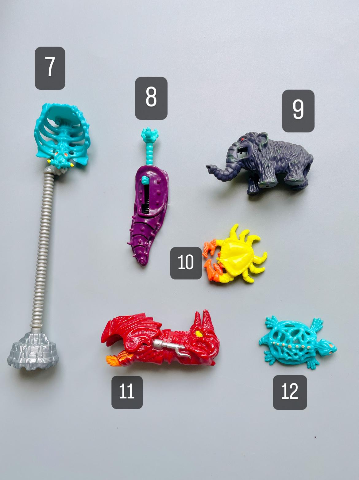 Mighty Max Spare Figures, CHOOSE YOUR OWN, 90's Mighty Max Virgil ...
