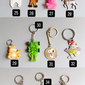 90’s Keychains- CHOOSE YOUR OWN- Nostalgic Keyrings, Novelty Food 80's ...