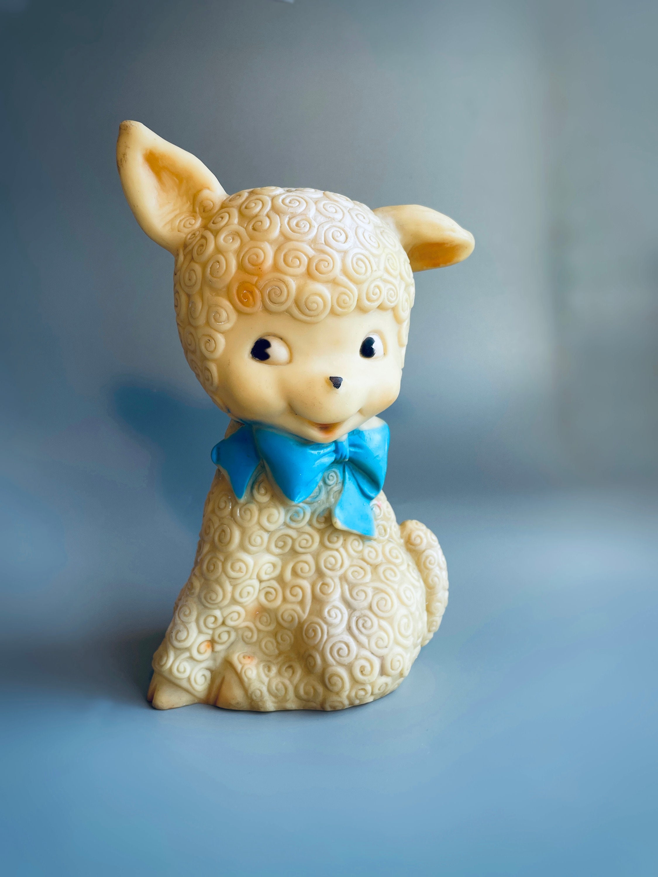 Combex Lamb Squeak Toy Large Kitsch Lamb Squeak Toy Vintage - Etsy UK