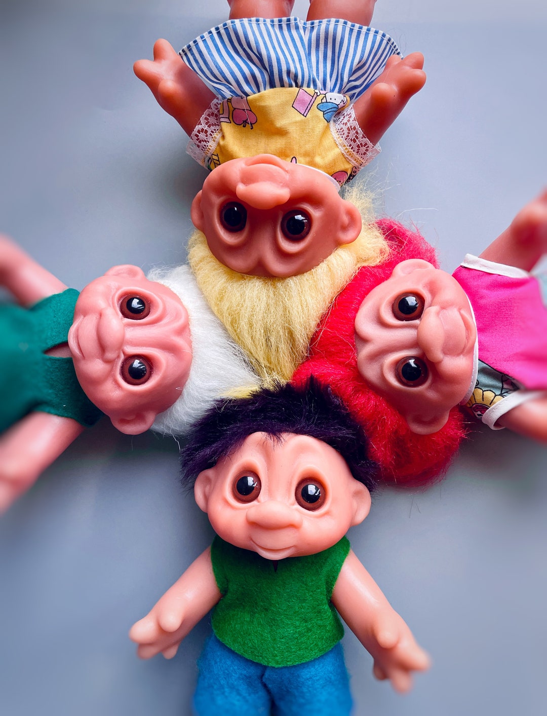 80's DAM Troll Choose Your Own 90's DAM Troll Made in Denmark, Danish Troll Doll - Etsy