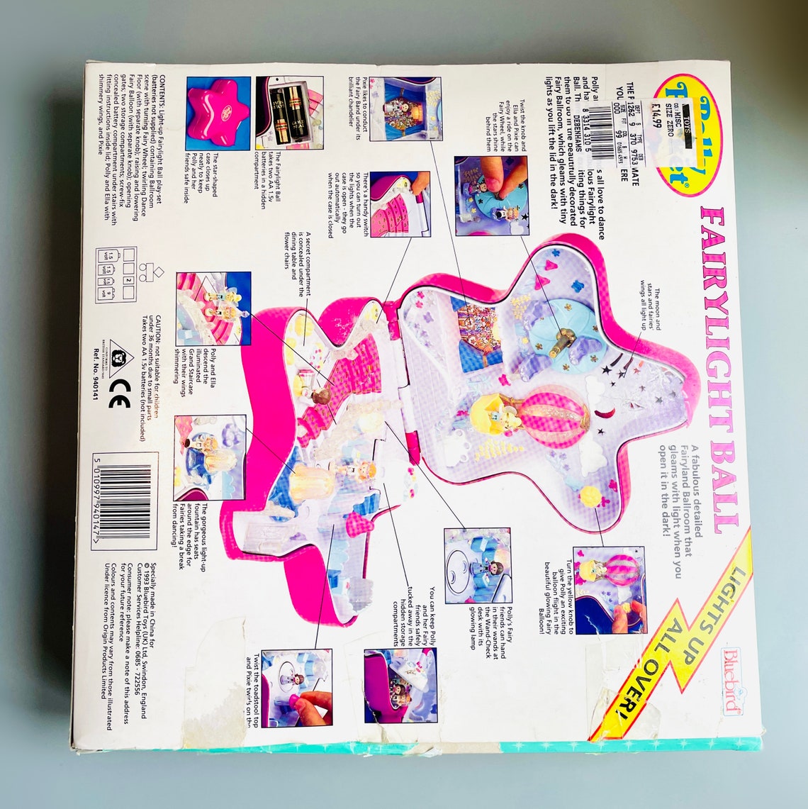 Polly Pocket Fairylight Ball Wonderland BOXED Complete, Light up Polly ...
