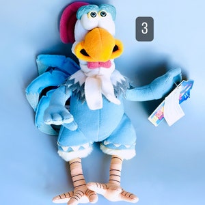 Chicken Run Plush Beanie, CHOOSE YOUR OWN, Mac, Babs, Rocky, Fowler ...