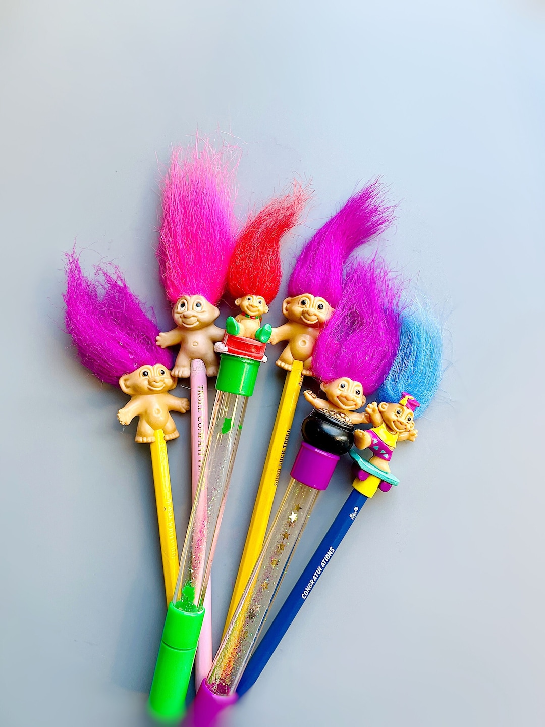 Russ Troll Pencil Toppers & Original Pencil / Pen | CHOOSE YOUR TROLL ...