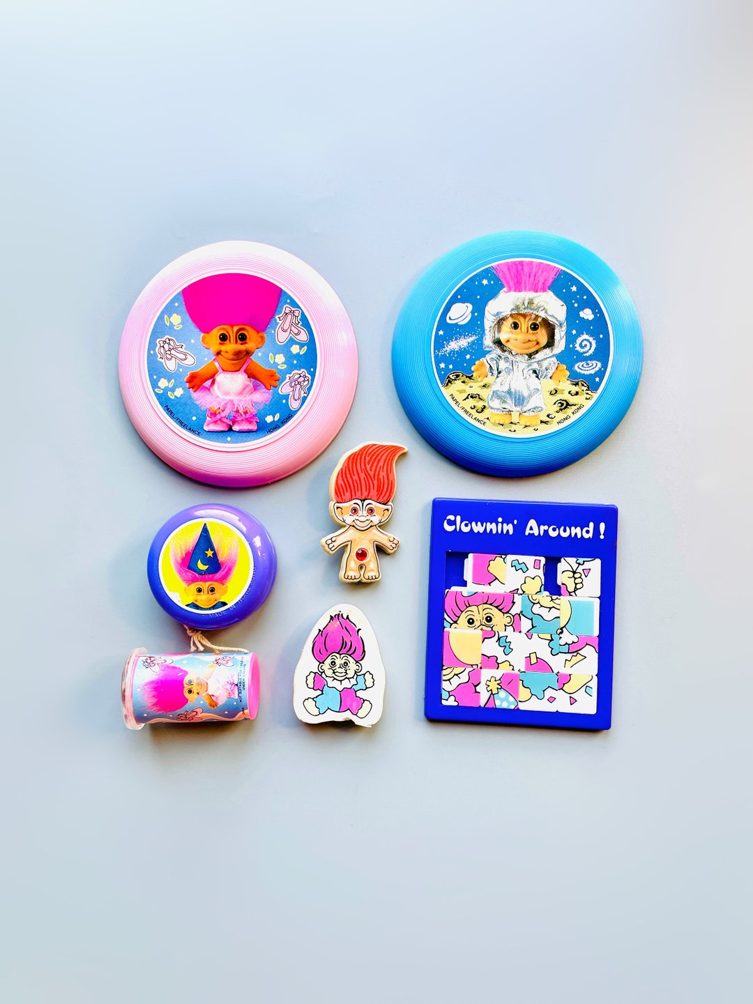 Russ Troll Merchandise, Choose Your Own 90's Trolls, Yo-yo, Eraser ...