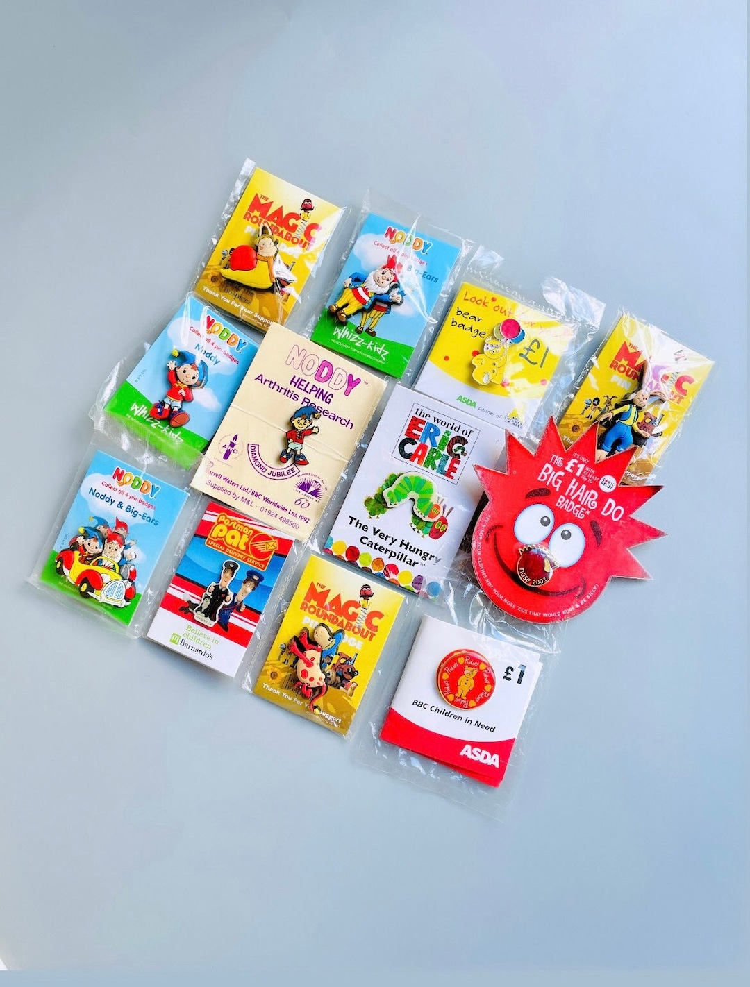 Charity Pin Badges, CHOOSE YOUR OWN, 2000'S Pin Badges Red Nose Day ...