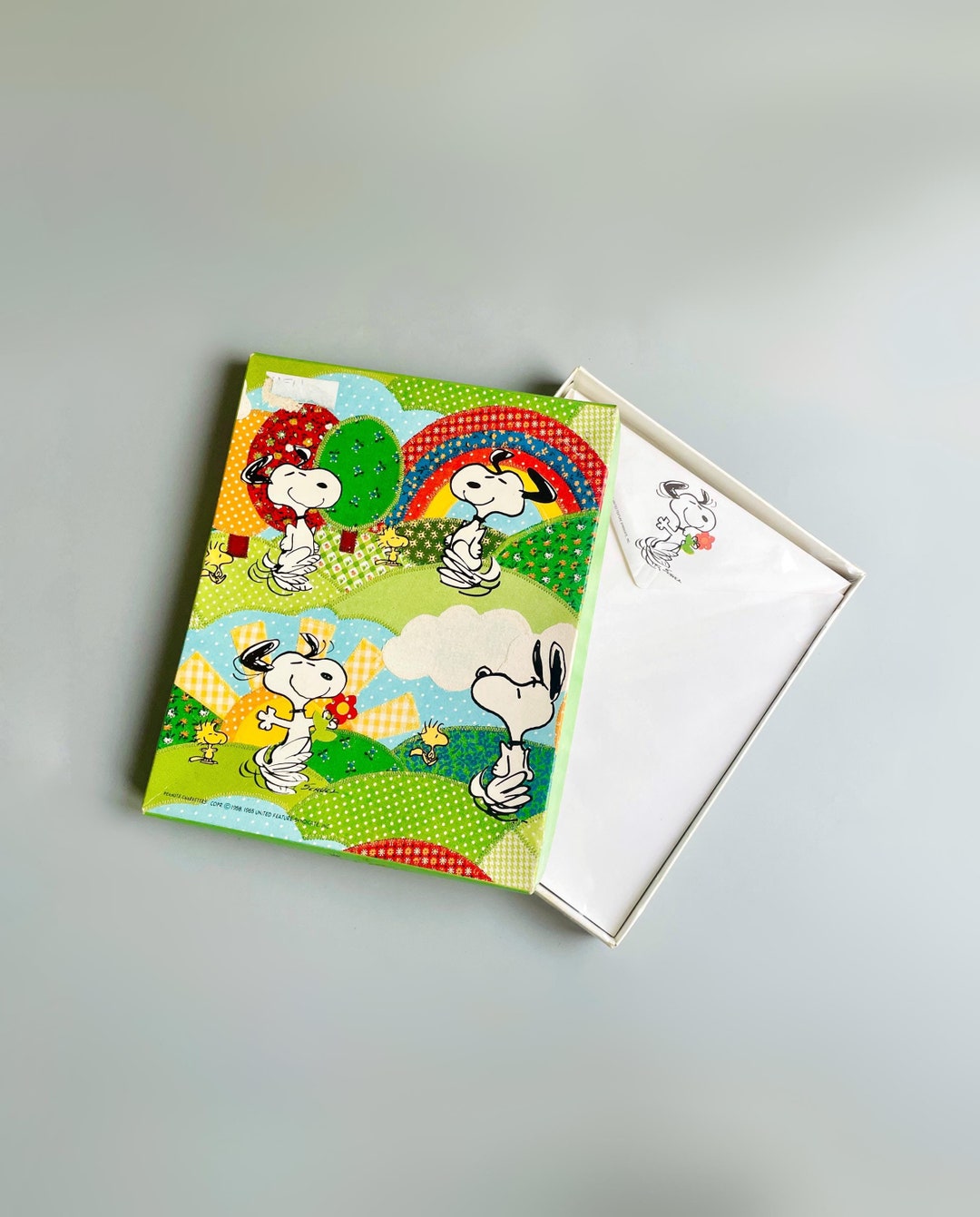 Vintage Snoopy Peanuts Stationary Letter Set, Vintage Snoopy Letter ...