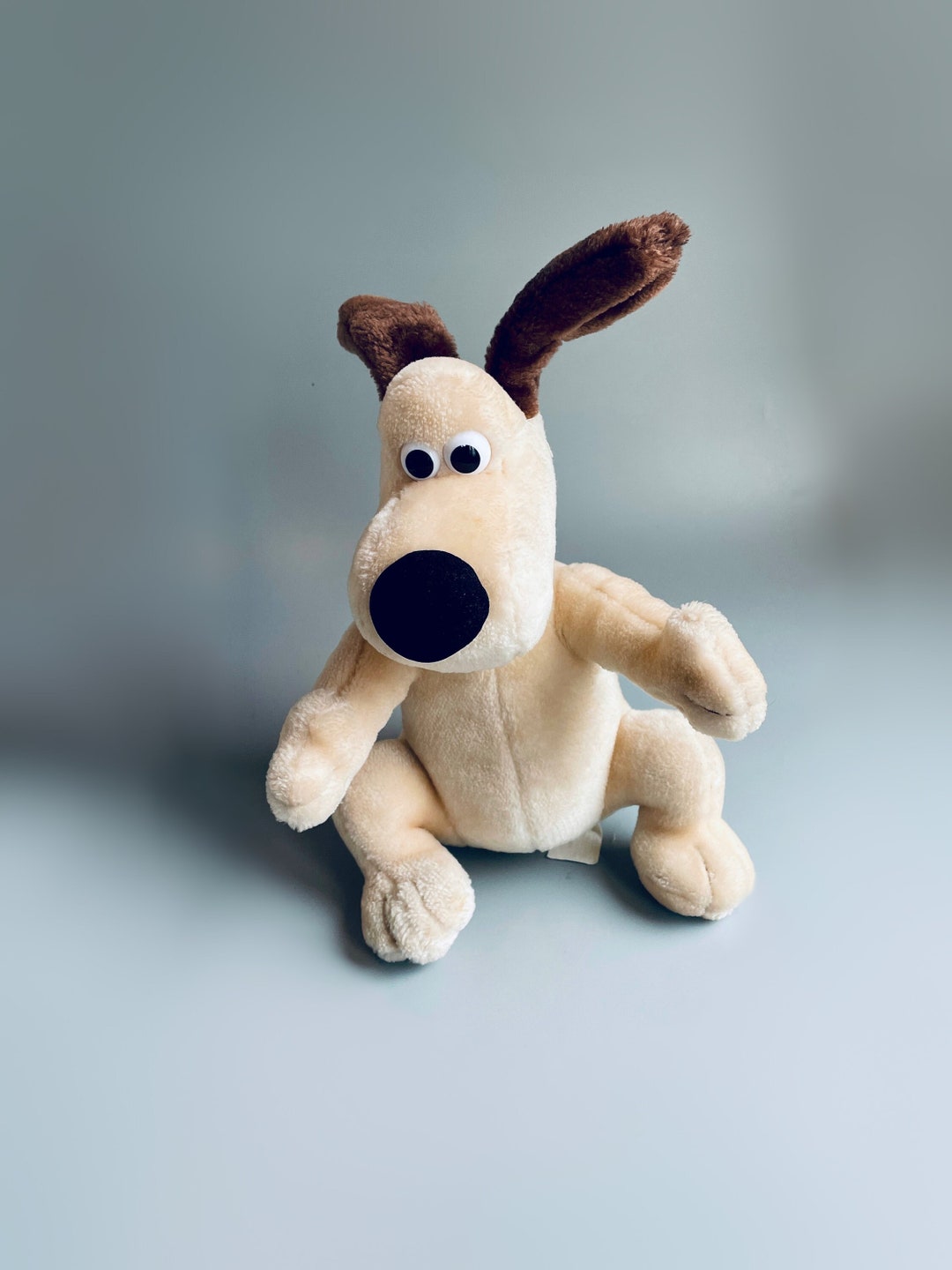 Wallace & Gromit Plush, Gromit Dog Plush Toy Plush Born to Play 1989 ...