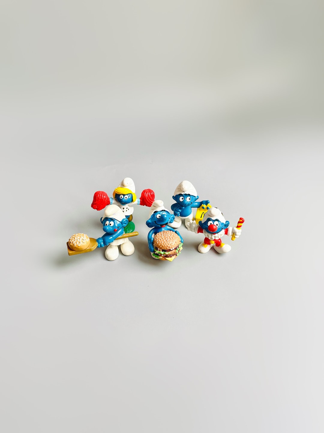 Mcdonalds Smurf Figurines, CHOOSE YOUR OWN, 90's Mini Plastic Smurf ...