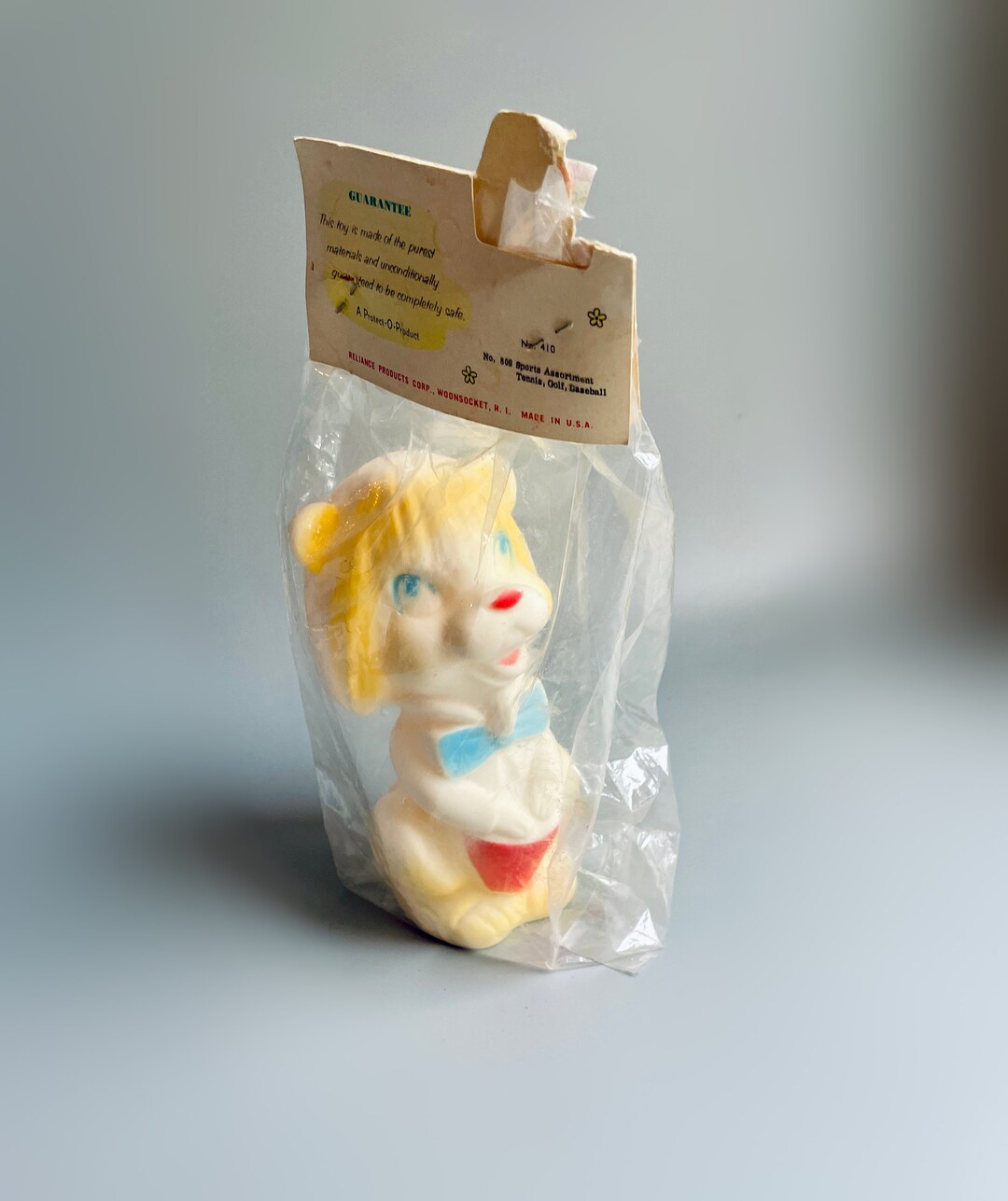 Vintage Rubber Lion Squeak Toy, Kitsch Toy, Reliance Products Corp ...