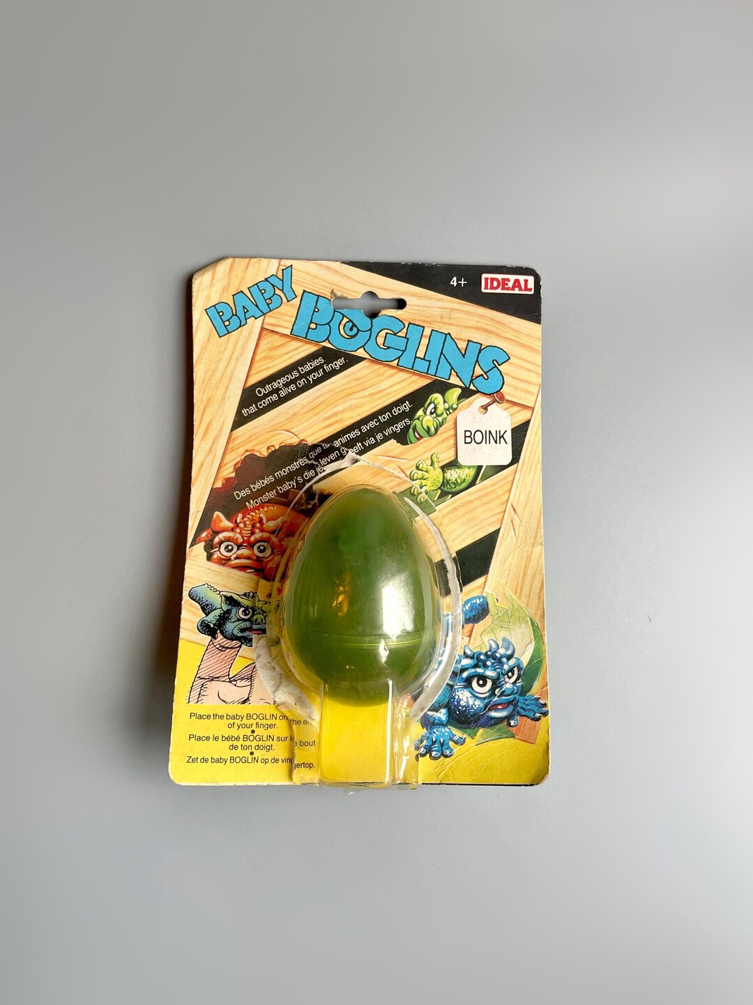Baby Boglin BOINK With Card & Egg, Original 90s Baby Boglin Vintage 90 ...