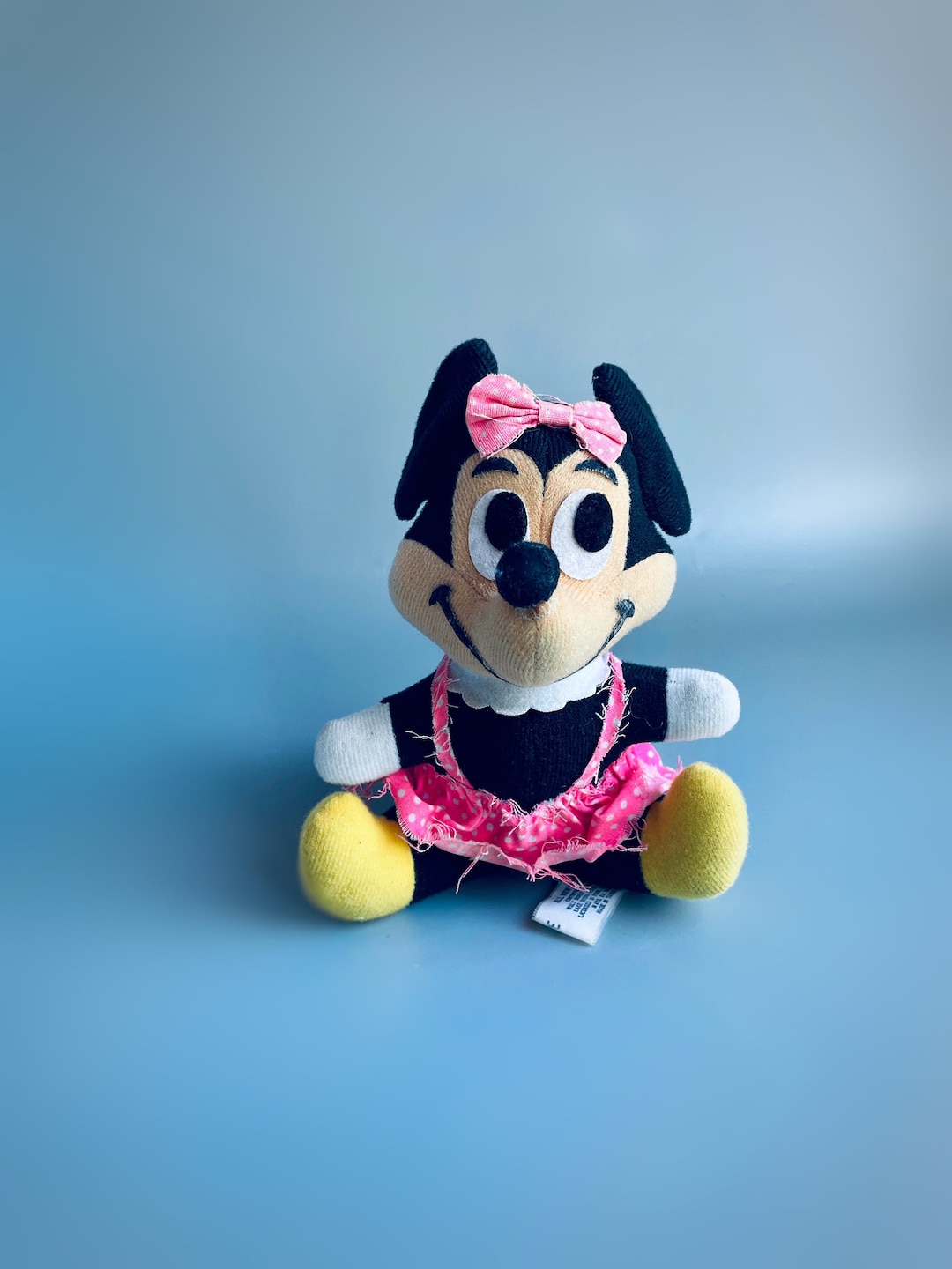 Vintage Minnie Mouse Plush, 1970's Minnie Mouse Walt Disney Productions ...