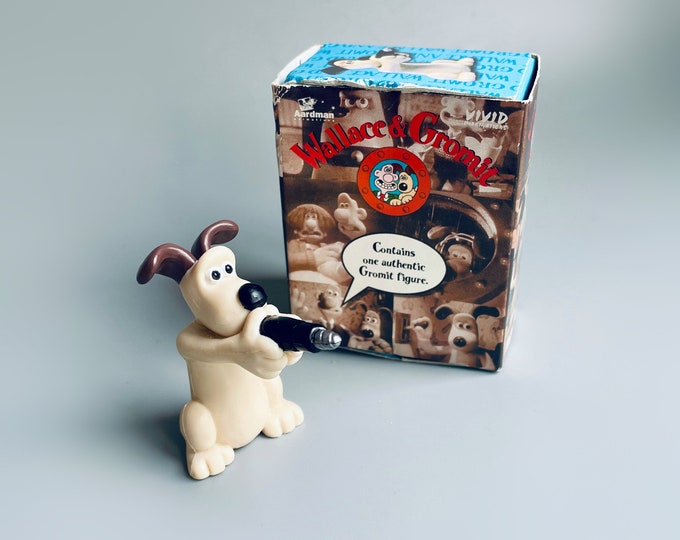 Gromit With Screwdriver Gun Figurine, A Grand Day Out Wallace and ...