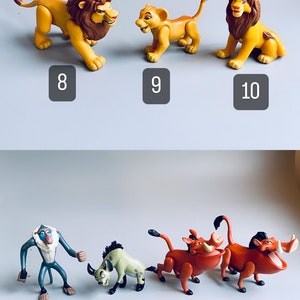 The Lion King Figures, CHOOSE YOUR OWN, Vintage Lion King Mini Figures ...