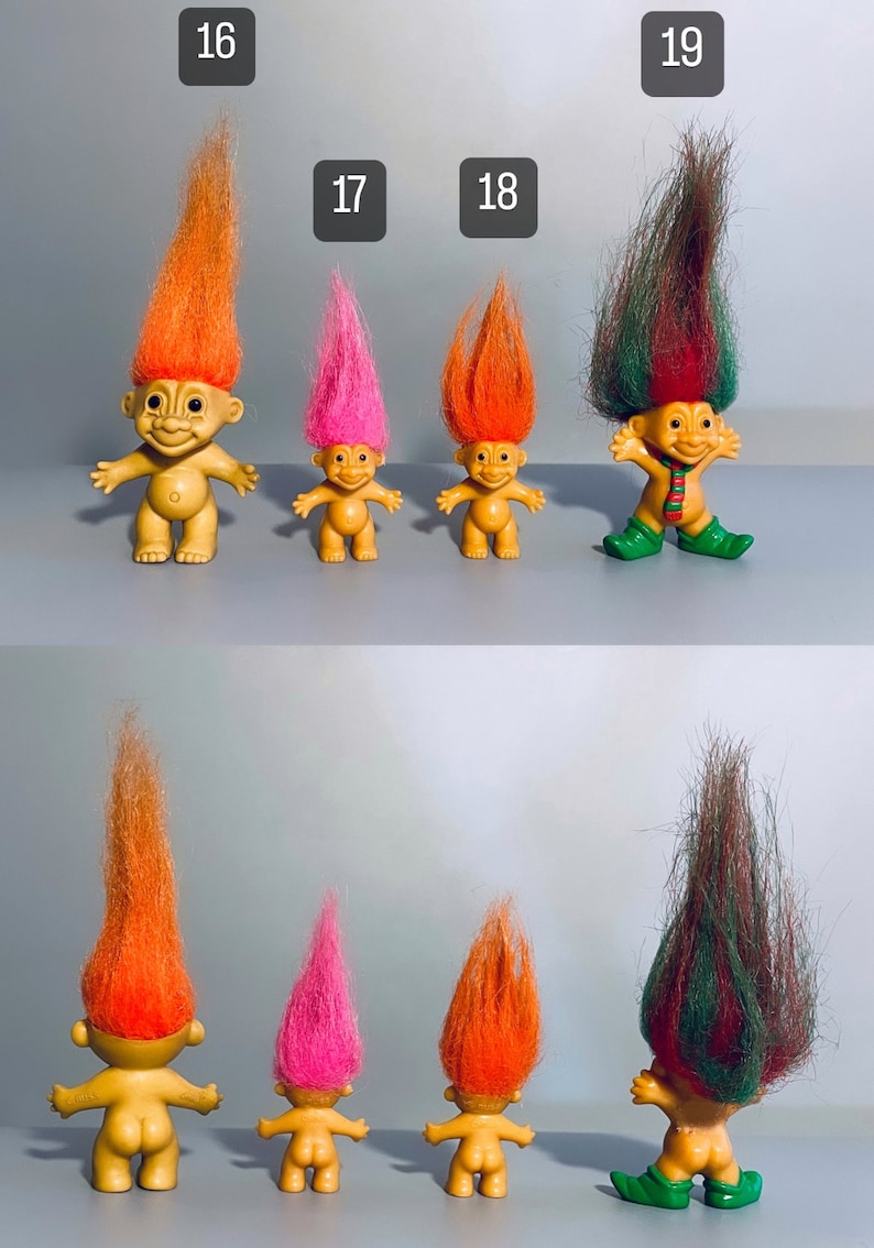 Small Russ Trolls Dam Trolls CHOOSE YOUR TROLL Mini Troll - Etsy