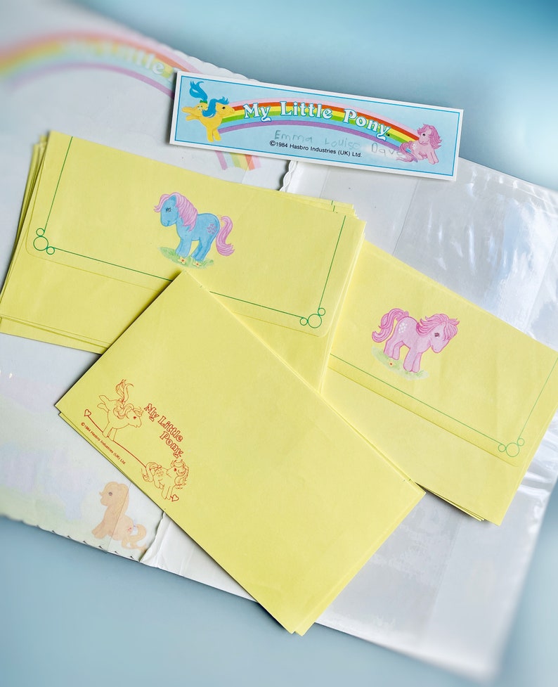 My Little Pony G1 80'S Stationery Set RARE Vintage My - Etsy