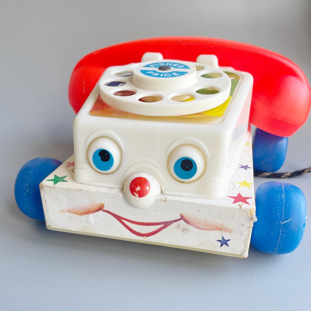 Fisher Price Chatter Telephone, Vintage Fisher Price Smiling Phone ...