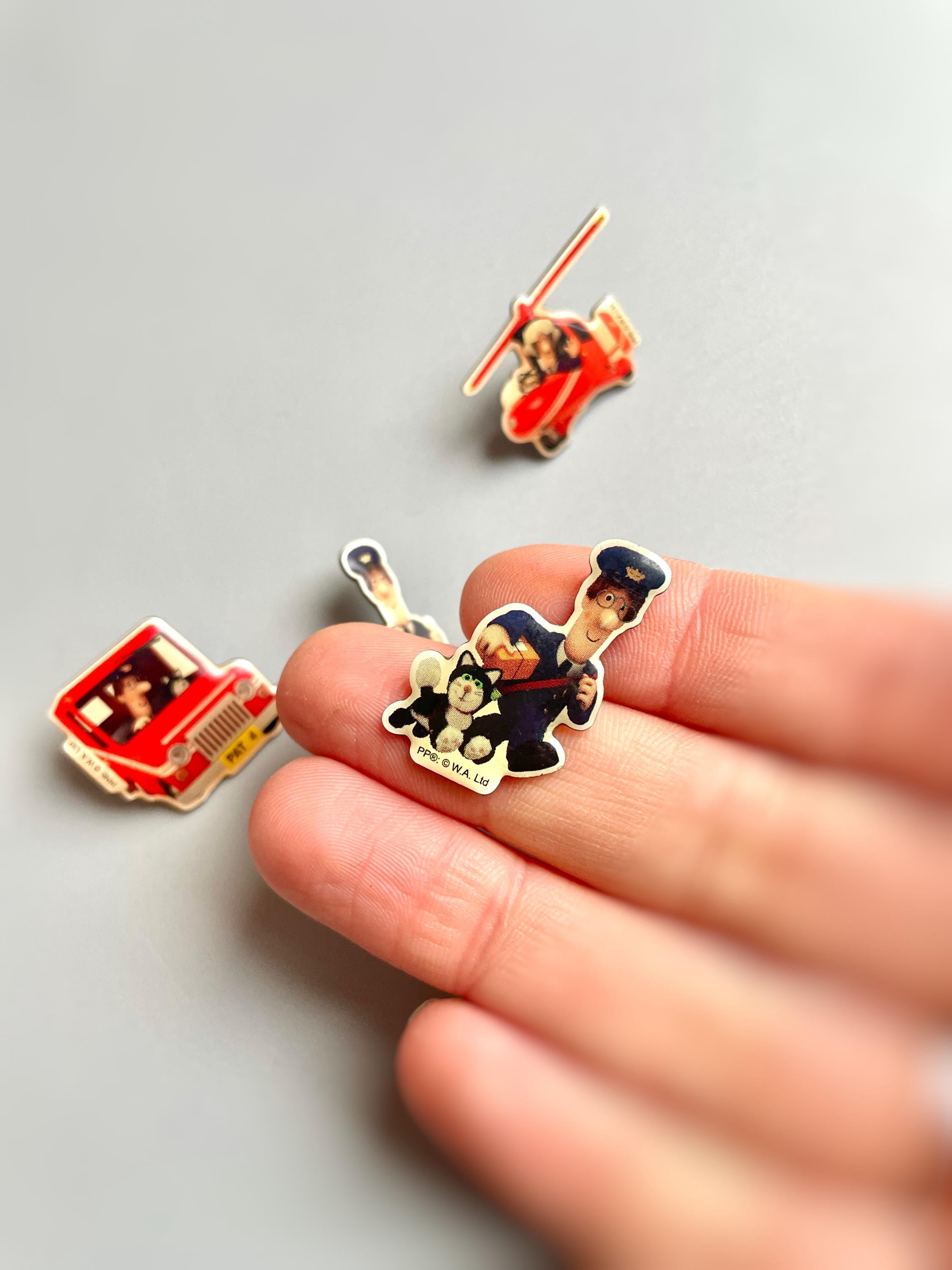 Postman Pat Pin Badge, CHOOSE YOUR OWN, Vintage Postman Pat Badges 2000 ...