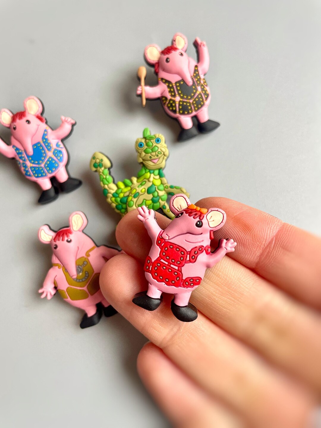 Vintage Clanger Pin Badges, CHOOSE YOUR OWN, Peter Firmin Clanger Pink ...