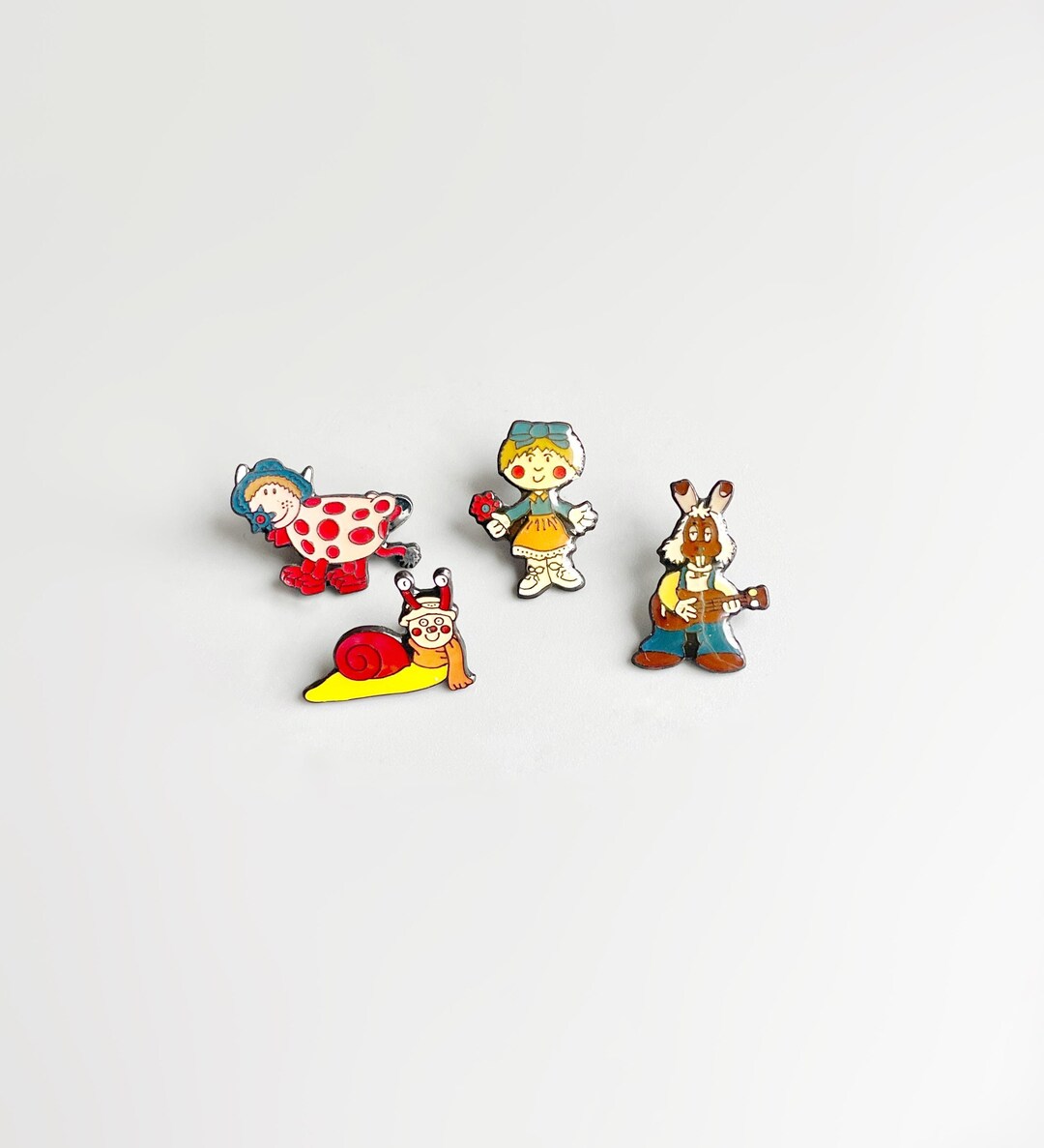 The Magic Roundabout Pin Badges, Vintage Magic Roundabout Enamel Pins ...