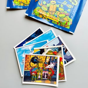 Vintage Teenage Mutant Ninja Turtles Stickers Panini Stickers, 90s TMNT ...