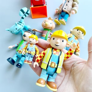 Bob the Builder Figures, Choose Your Own, Vintage Plastic Mini Action ...