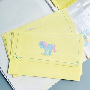 My Little Pony G1 80'S Stationery Set, RARE Vintage My Little Pony ...