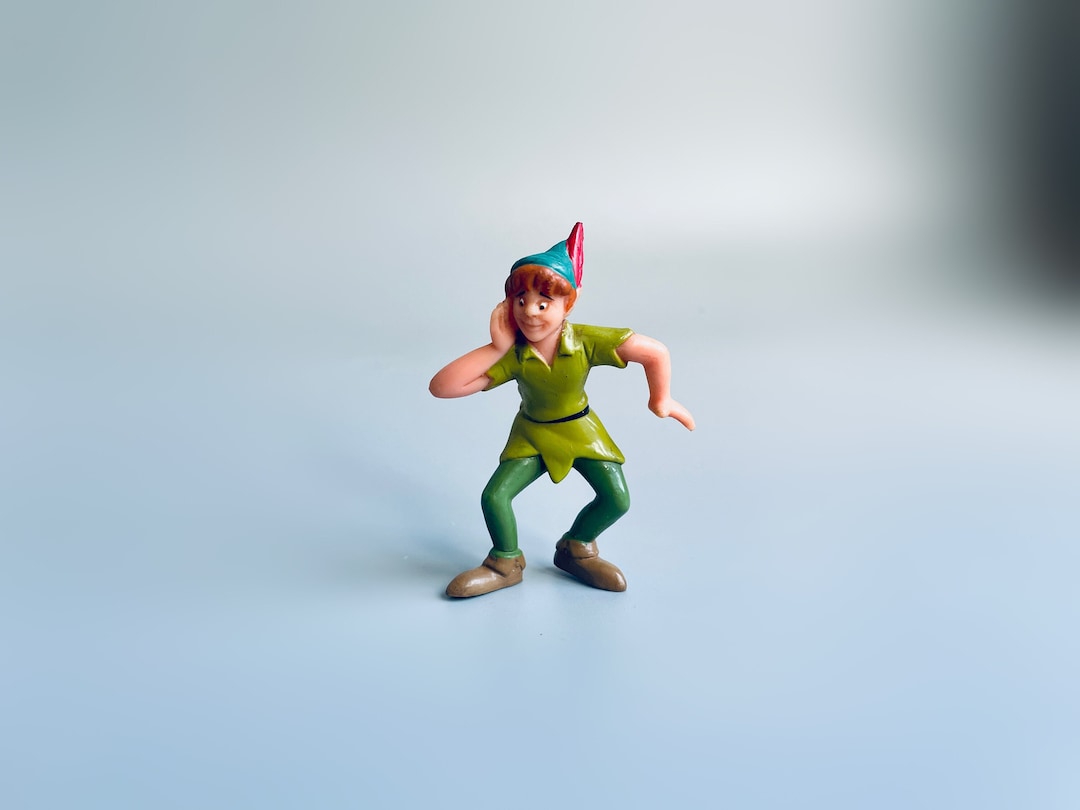 Small Peter Pan Disney Figure Small PVC Plastic Disney Peter - Etsy