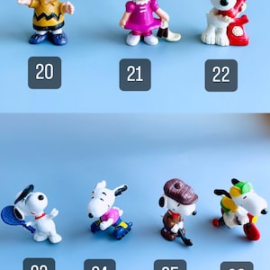 Snoopy Plastic Figurine, CHOOSE YOUR OWN, United Feature 1966 Snoopy ...