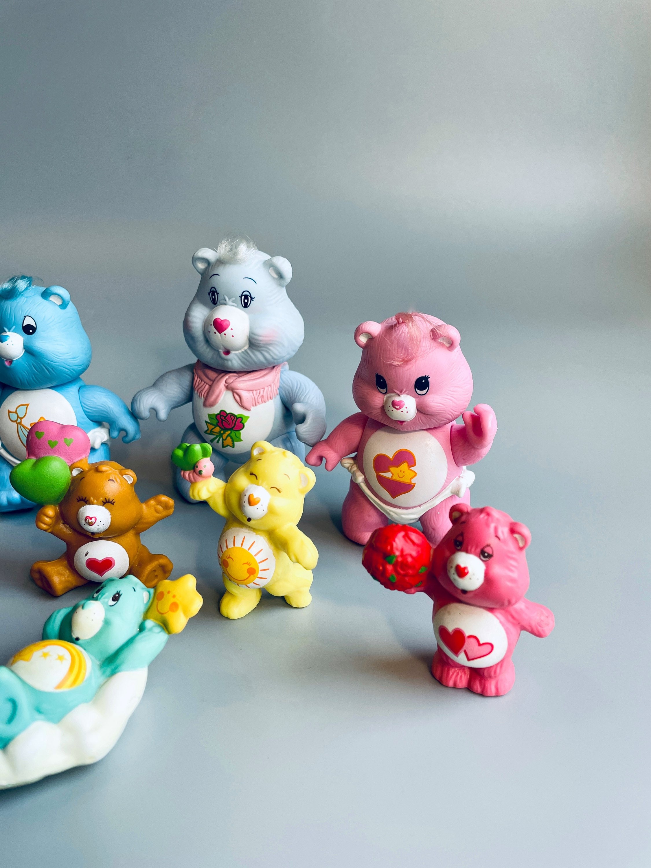 Vintage Care Bear Figurines Posable Care Bear Figure - Etsy UK
