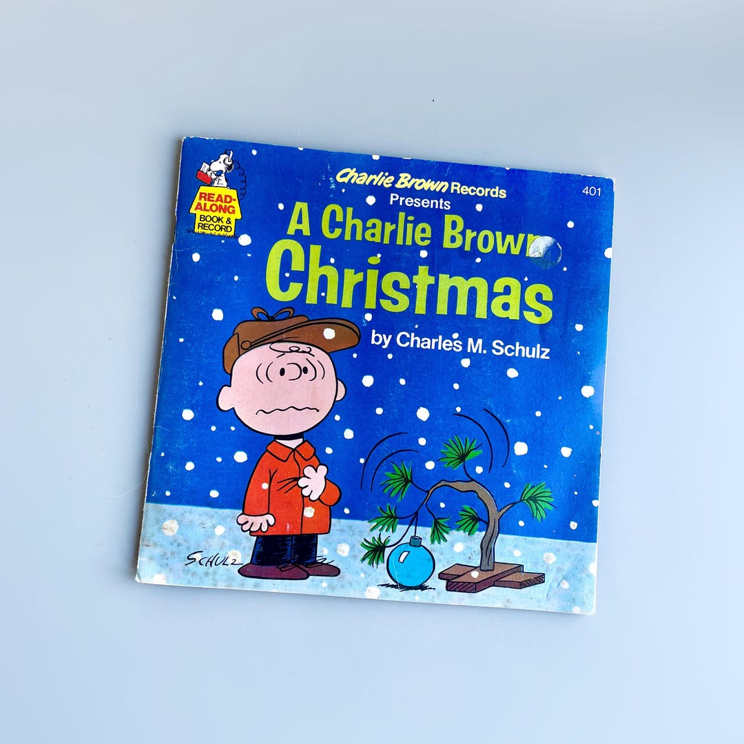 Charlie Brown Christmas 1977 Read-along Book #401 & Vinyl 45 Rpm ...