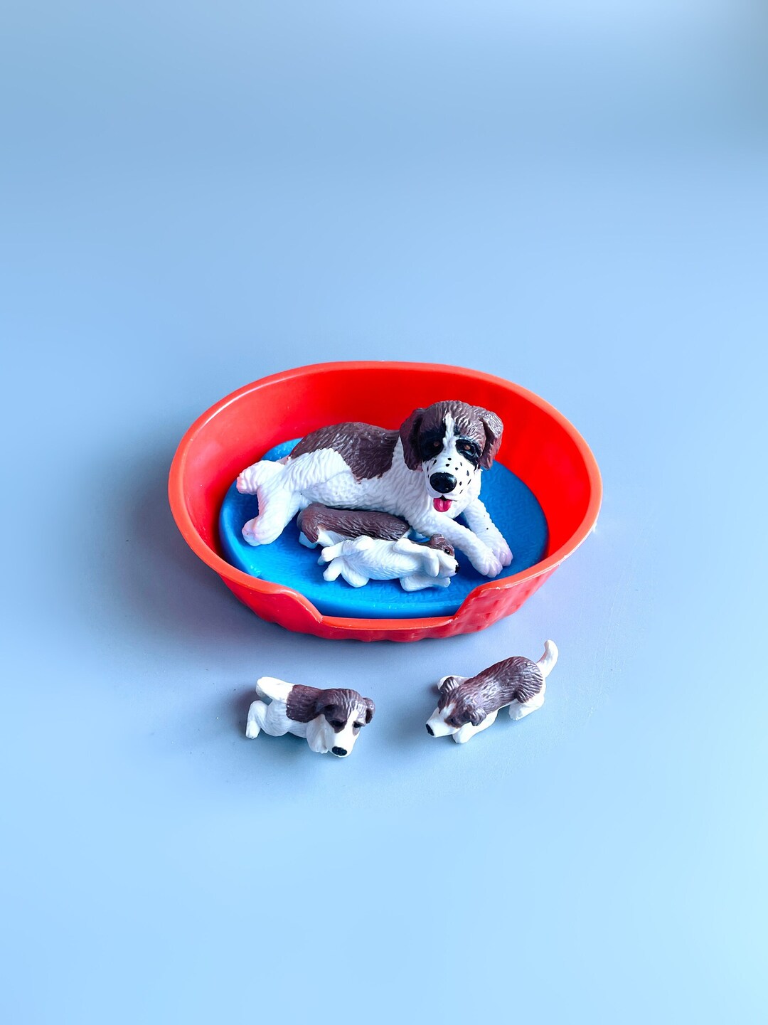 Puppy in My Pocket St Bernard Family Suzie & Puppies COMPLETE Family ...